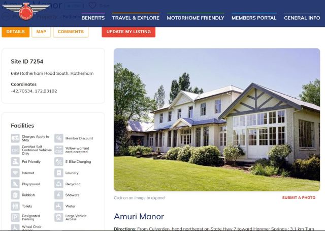 Park Over Property | Amuri Manor – Boutique Country Accommodation ...